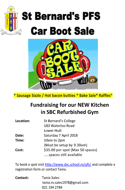Car-Boot-Poster-Sale – St Bernard's College
